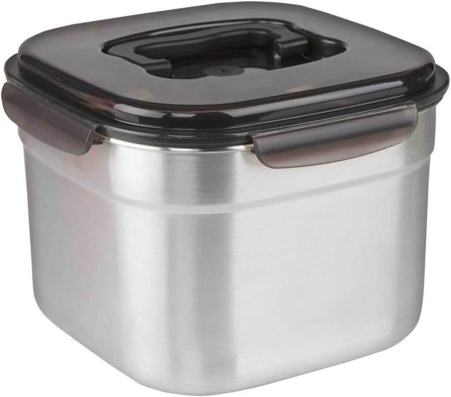 STENCOC Stainless Steel BPA Free Square Leakproof Airtight Kimchi ...