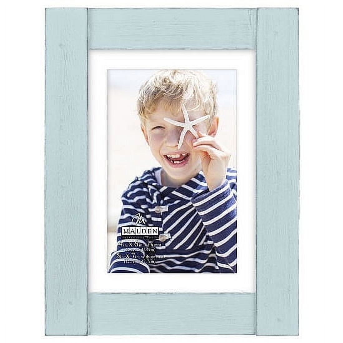 STEP BLUE 5x7 4x6 frame by Malden - 4x6 - Walmart.com