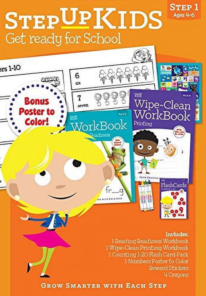 Pre-Owned STEP UP KIDS: Get Ready for School Kit-Step 1 Ages 4-6 ...