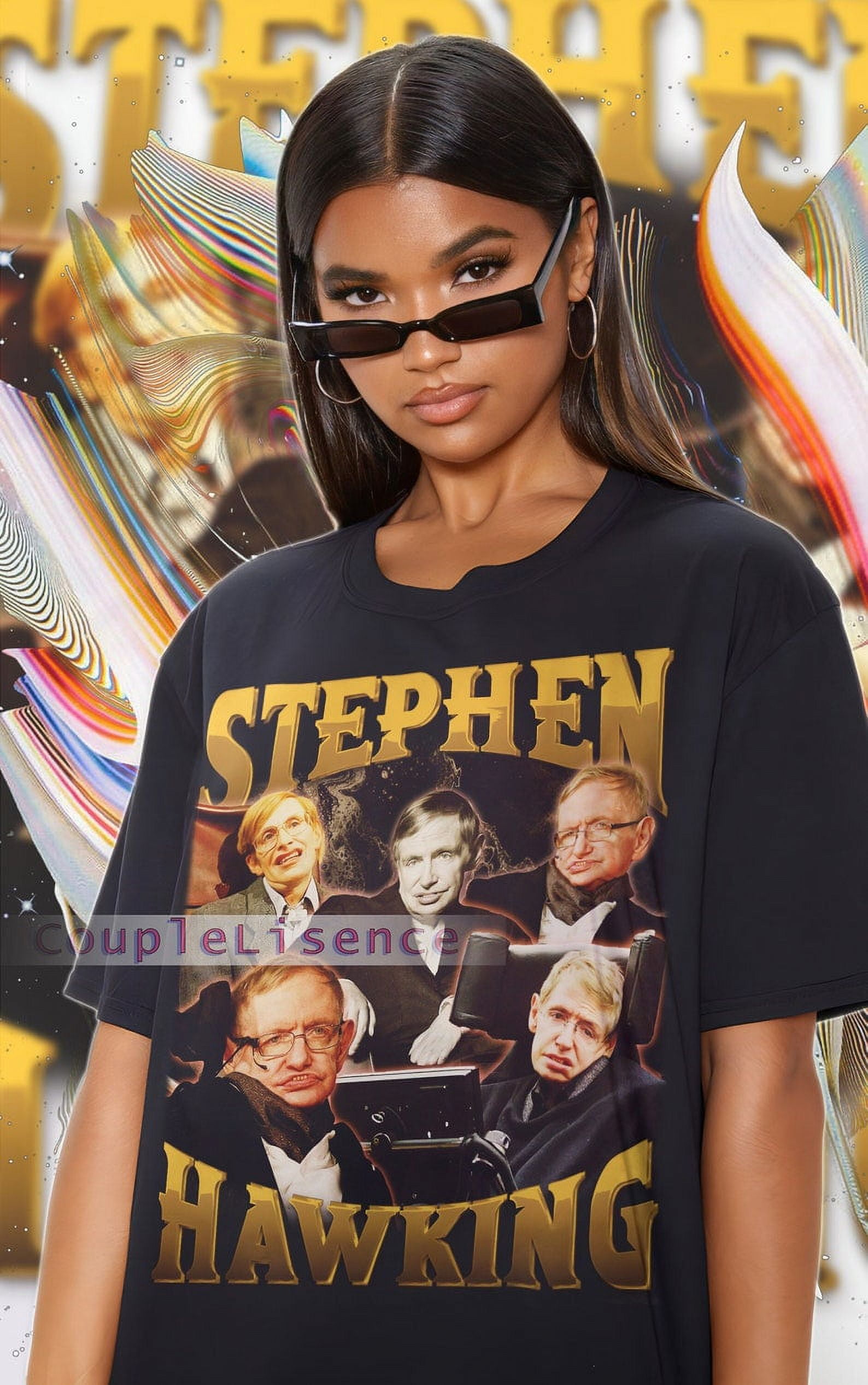 STEPHEN HAWKING Vintage Shirt | Stephen Hawking Homage Retro | Stephen ...