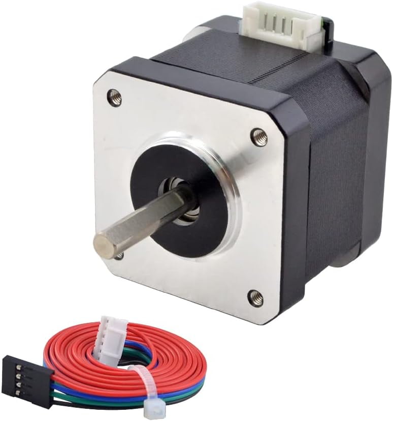 STEPPERONLINE 0.9deg Nema 17 Stepper Motor Bipolar 1.5A 30Ncm with 1 ...