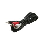 STEREN MINI TO RCA STERO Y CABLE 12FT - Walmart.com