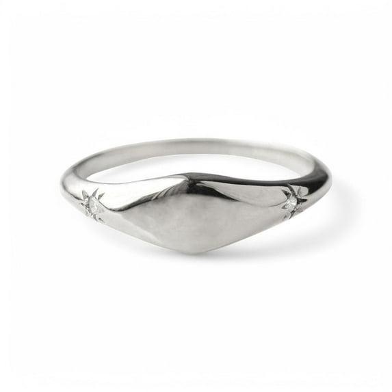 STERLING MINIMALIST 14k Yellow Gold Plated Minimalist Ring Simple ...