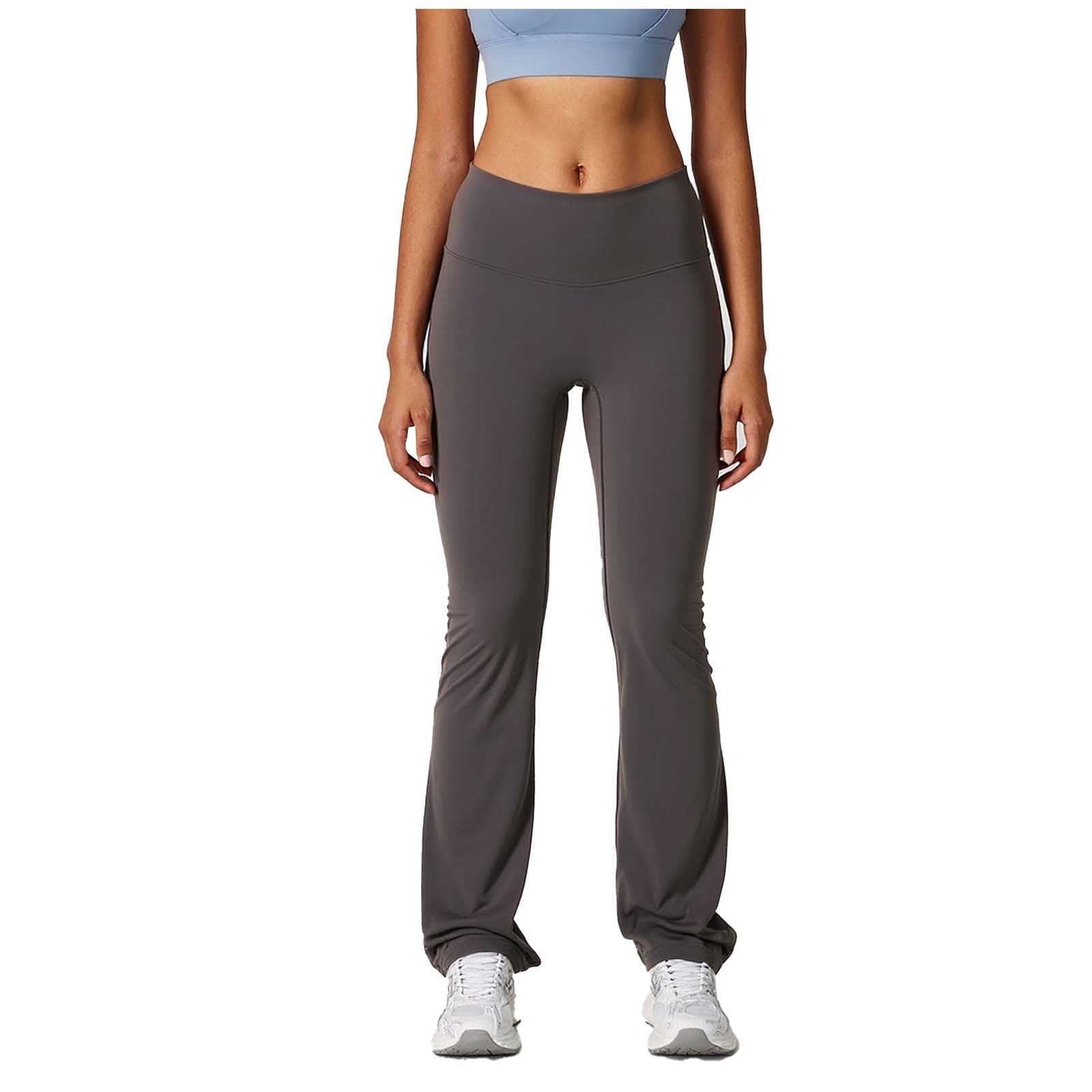 STETMN Slim Sweatpant for Women Stretch Flare Leg Yoga Pant Hip Lift ...