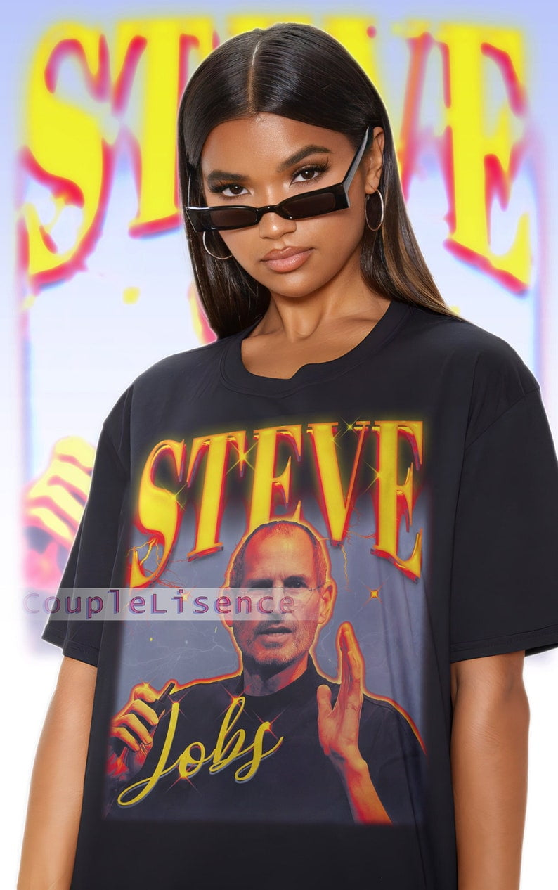 STEVE JOBS Vintage Shirt | Steve Jobs Homage Fan Tees | Steve Jobs ...