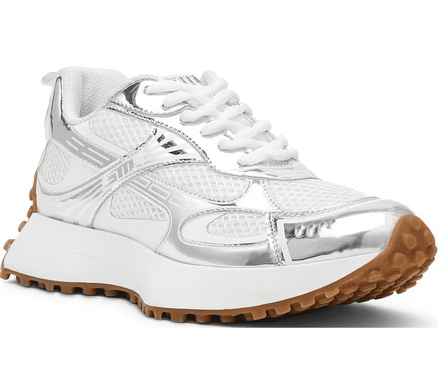 STEVE MADDEN CYCLONE Sneakers Silver - Walmart.com