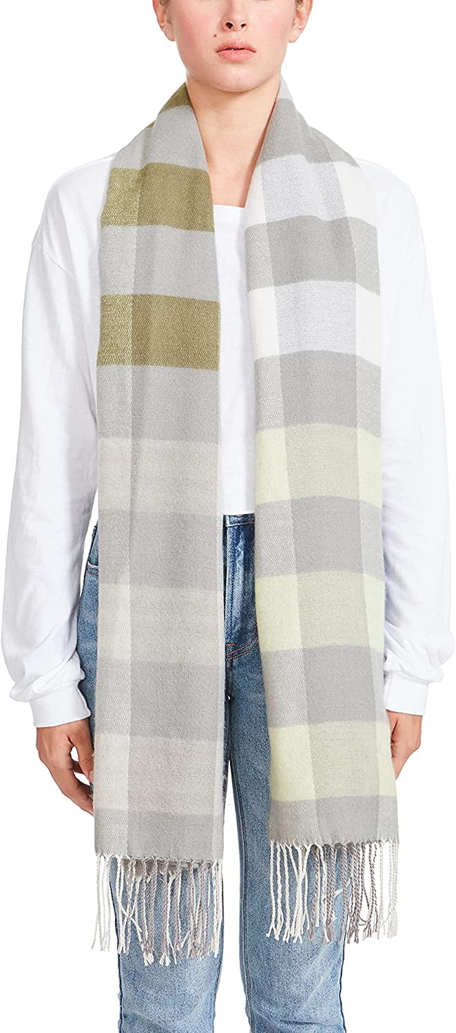 STEVE MADDEN WOMENS BUFFALO CHECK COLOR BLOCK SCARF - Walmart.com
