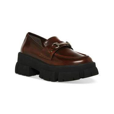 Madden Girl Women's Calistaa Lug Sole Platform Loafer - Walmart.com