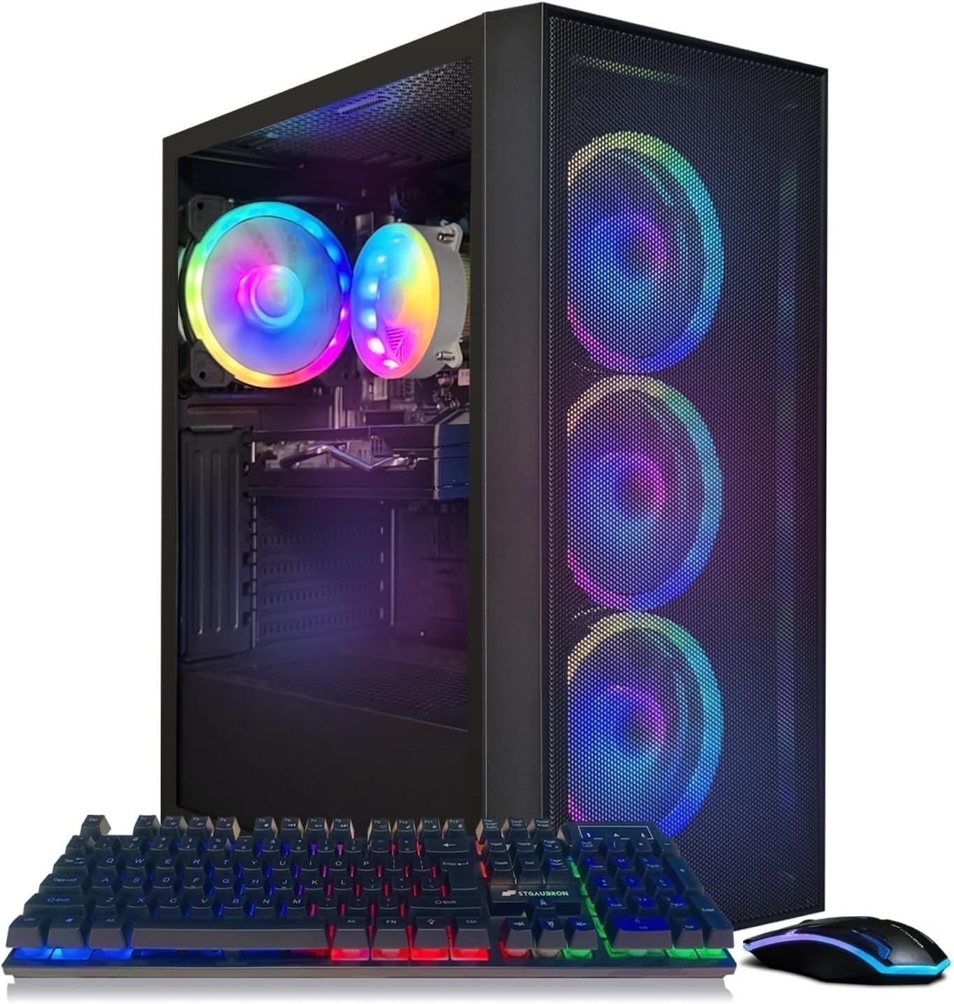 STGAubron Gaming Computer, RX 580 8G, Intel Core i7 8th Gen, 16G DDR4 ...