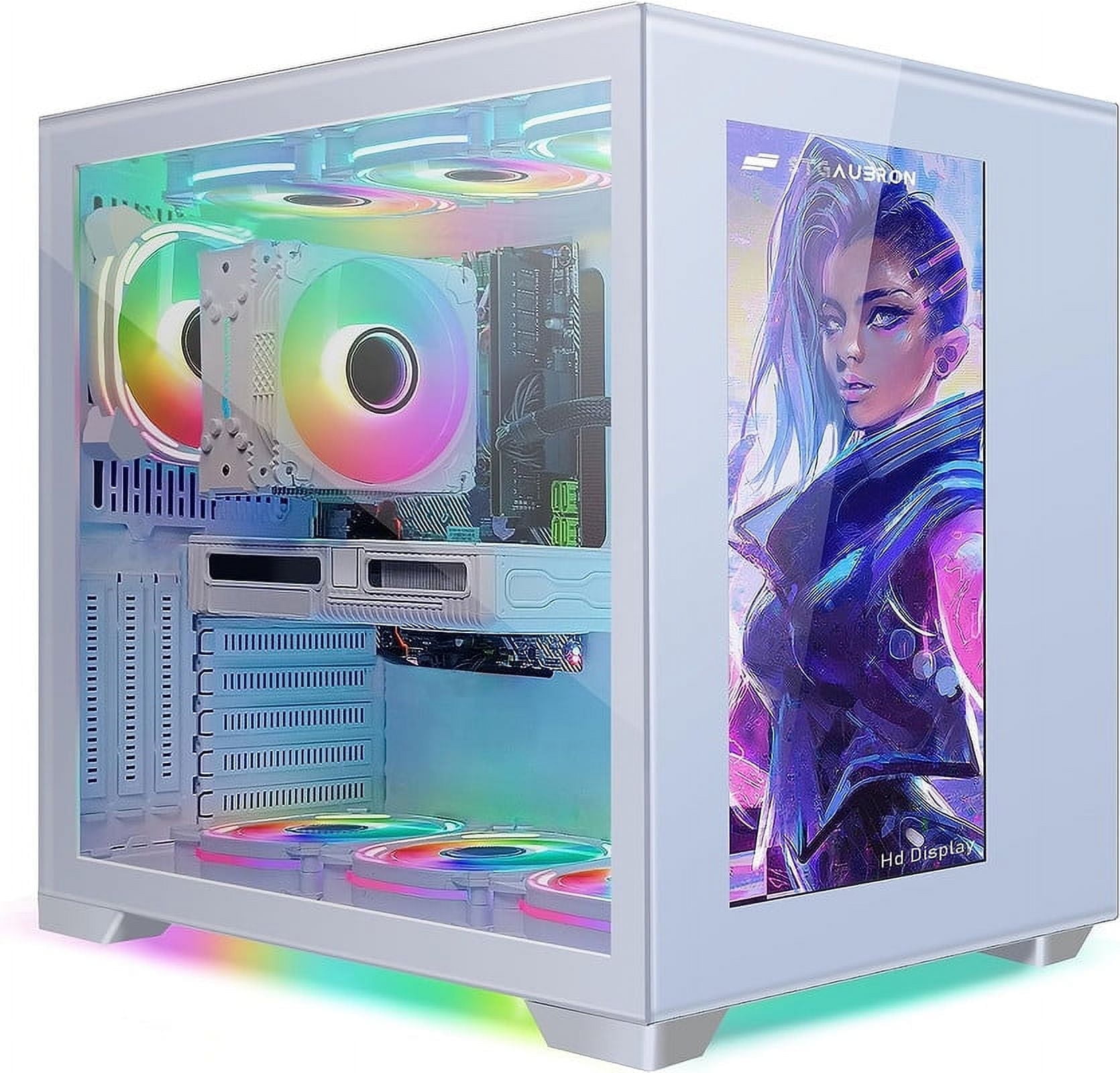 STGAubron Gaming PC, Intel i7, 32G DDR4, 2T SSD, RTX 3060, 600M WiFi ...