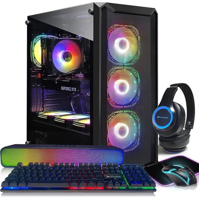 STGAubron Gaming Desktop PC with Intel Core i9-11900F, GeForce RTX 3070 ...