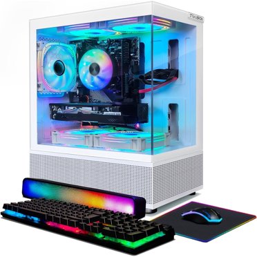 Gaming PC i5-12500 RX 580 8GB 16GB RAM 1TB NVMe SSD 9 ARGB Fans Windows ...
