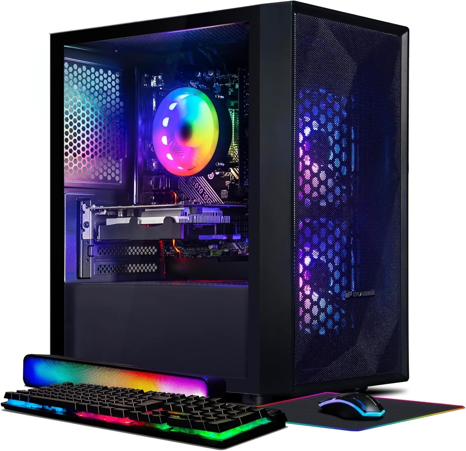 STGAubron Gaming Desktop, NVIDIA GEFORCE RTX 2060 6G GDDR6，CORE I5-4590 3.3GHZ，16G DDR3，512G SSD ...