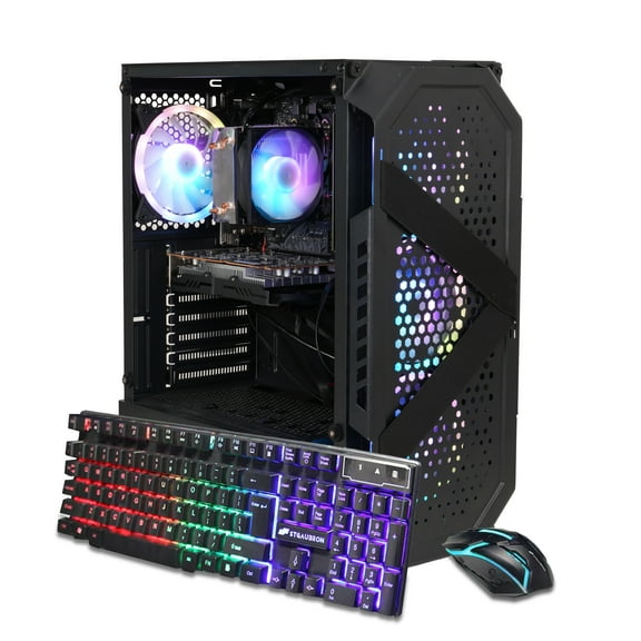 STGAubron Gaming PC Desktop, Intel Core i7 up to 3.9G, RX 580 8G, 16G ...
