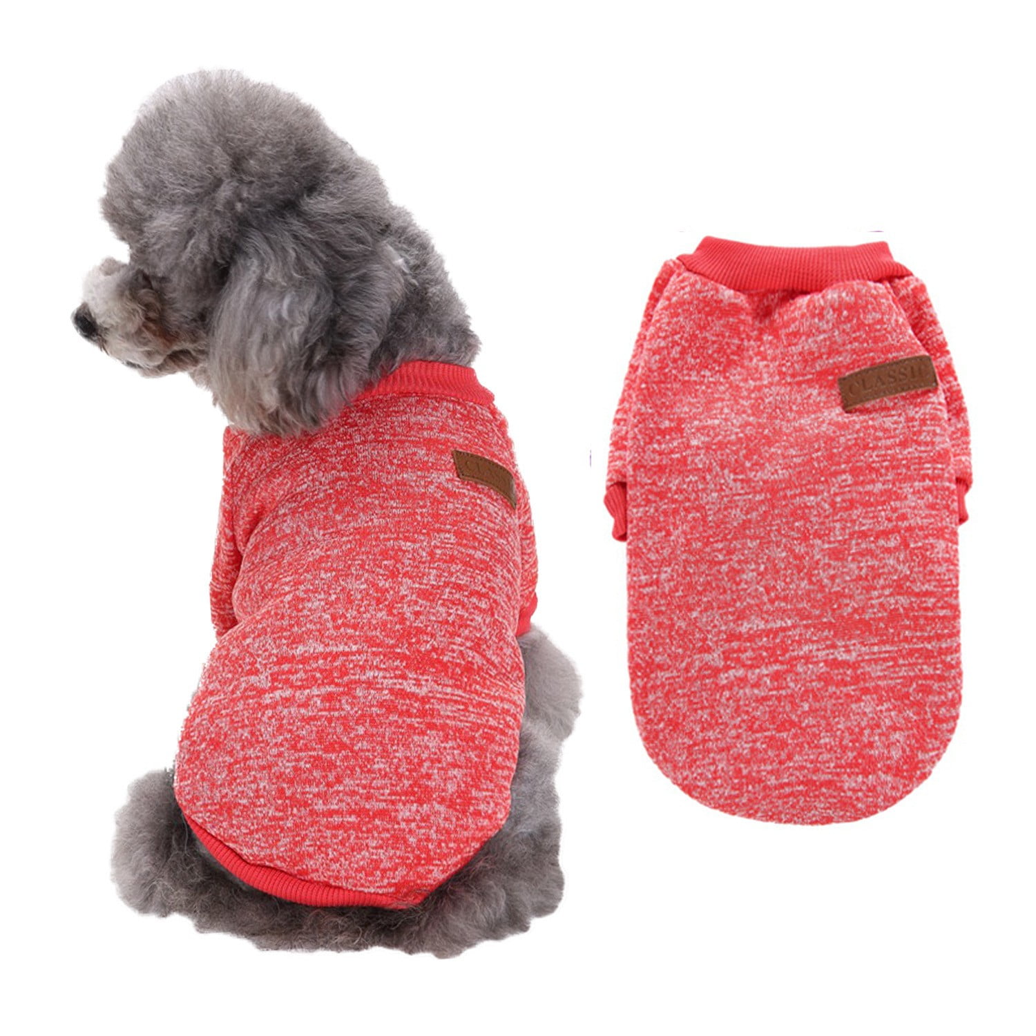 STGRGFHY Dog Clothes Dogs Sweater Soft Puppies Clothing Winter Puppy ...
