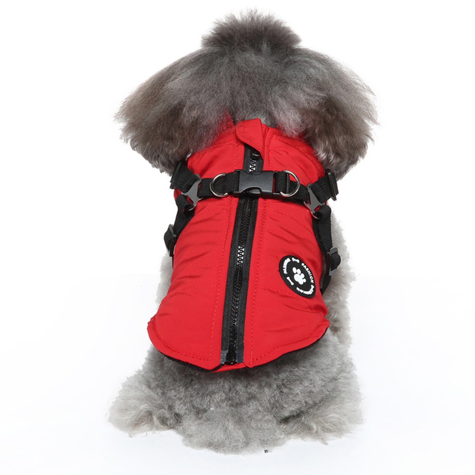 STGRGFHY Winter Dog Coat with integrated harness No Pull Cold Weather ...