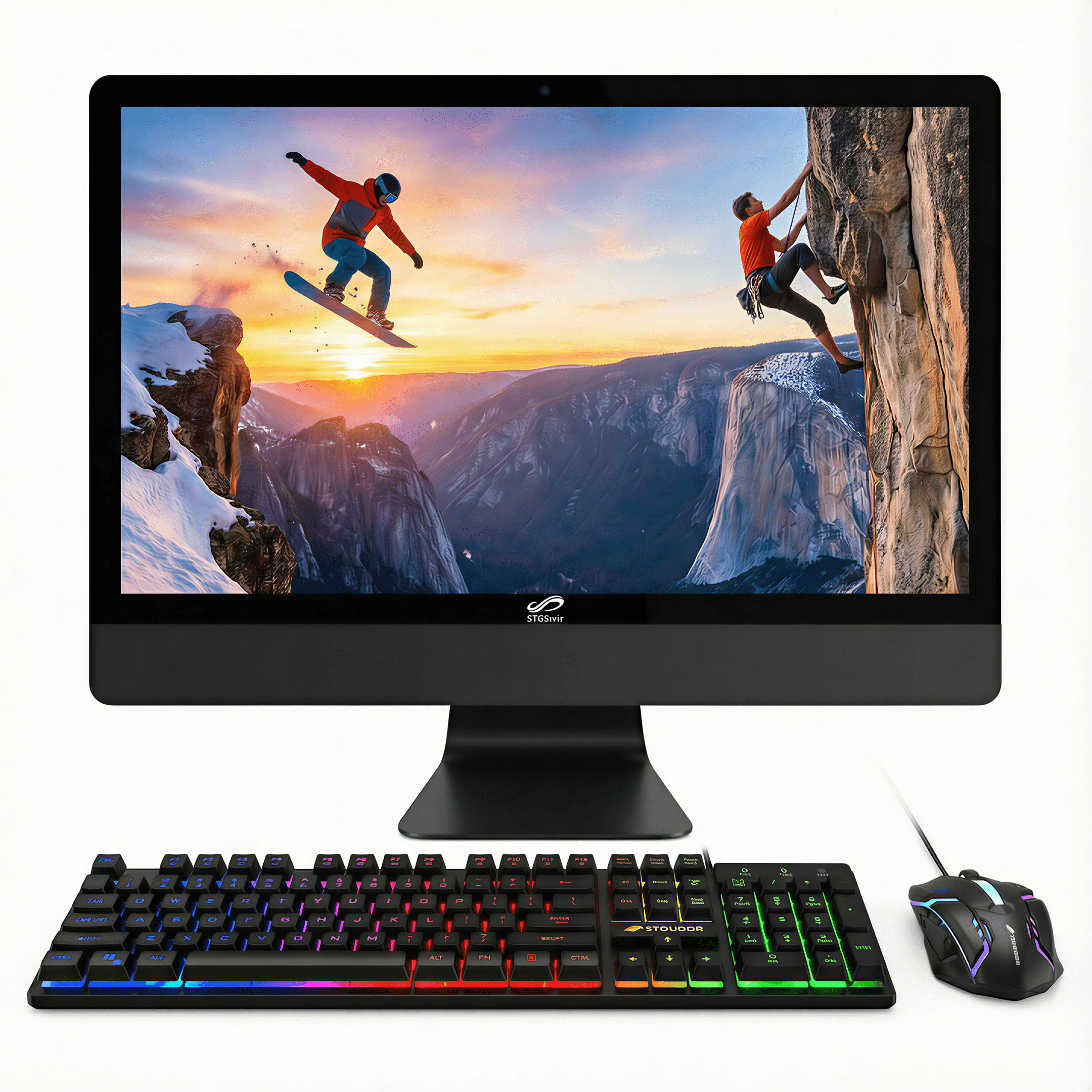 STGSivir All in One Desktop PC, 21.5" FHD Display, Intel Core i7, 16G ...
