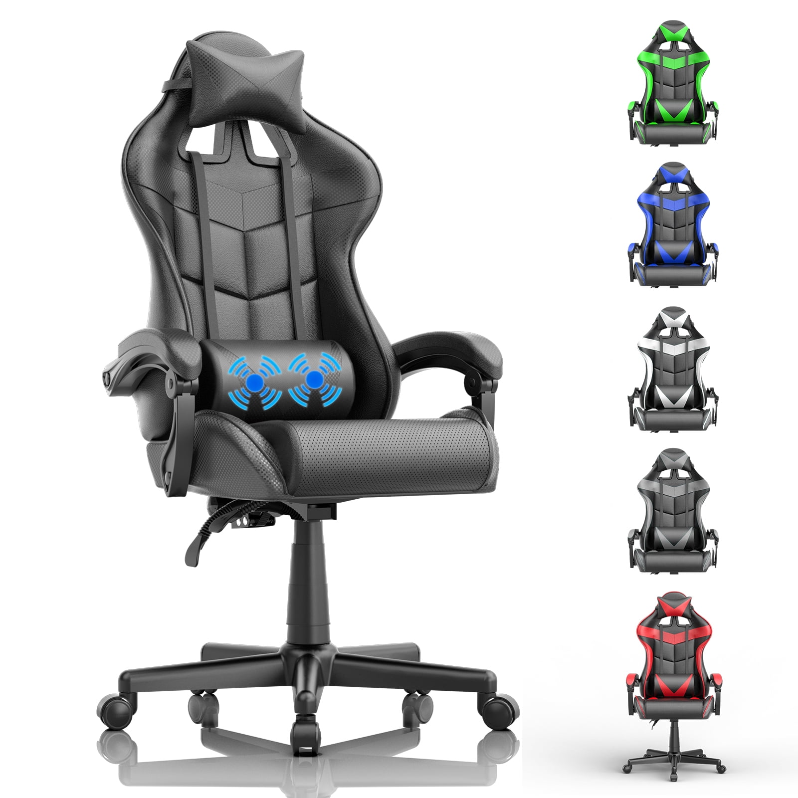 STGaming Gaming Chair with Massage High Back Ergonomic Computer Office ...