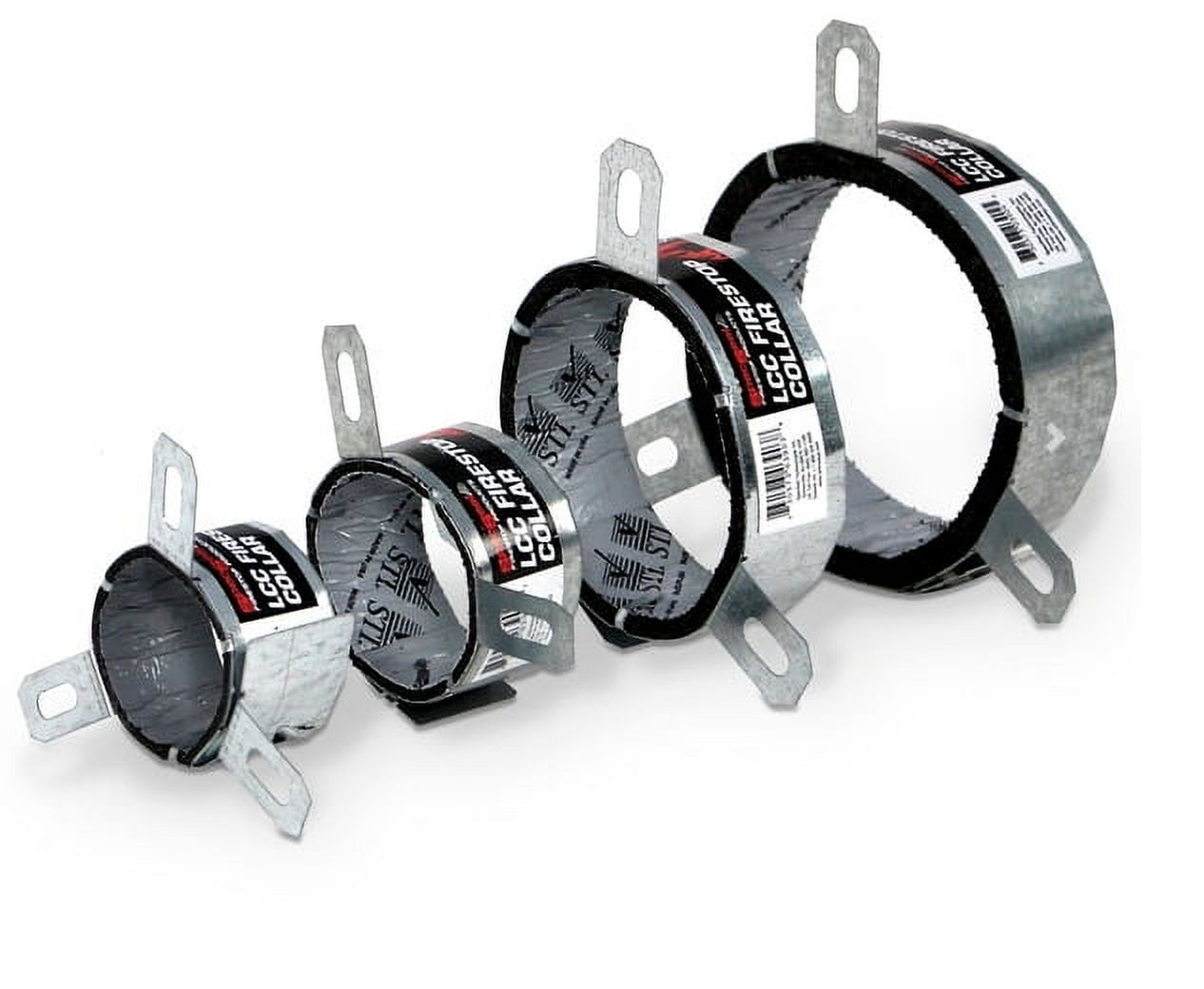 Sti Firestop Pipe Collar,Silv,Steel,2.3"Dia. LCC150 - Walmart.com