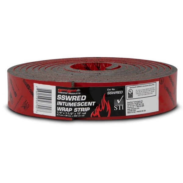 Sti Firestop Strip,Red,Intumescent,12'L SSWRED2 - Walmart.com