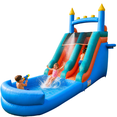 STICCIO 26ft Inflatable Water Slide with Splash Pool, Heavy Duty ...