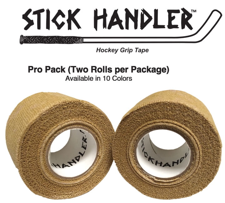 STICK HANDLER Professional Hockey Grip Tape Pro Pack (Tan|Two Pack ...