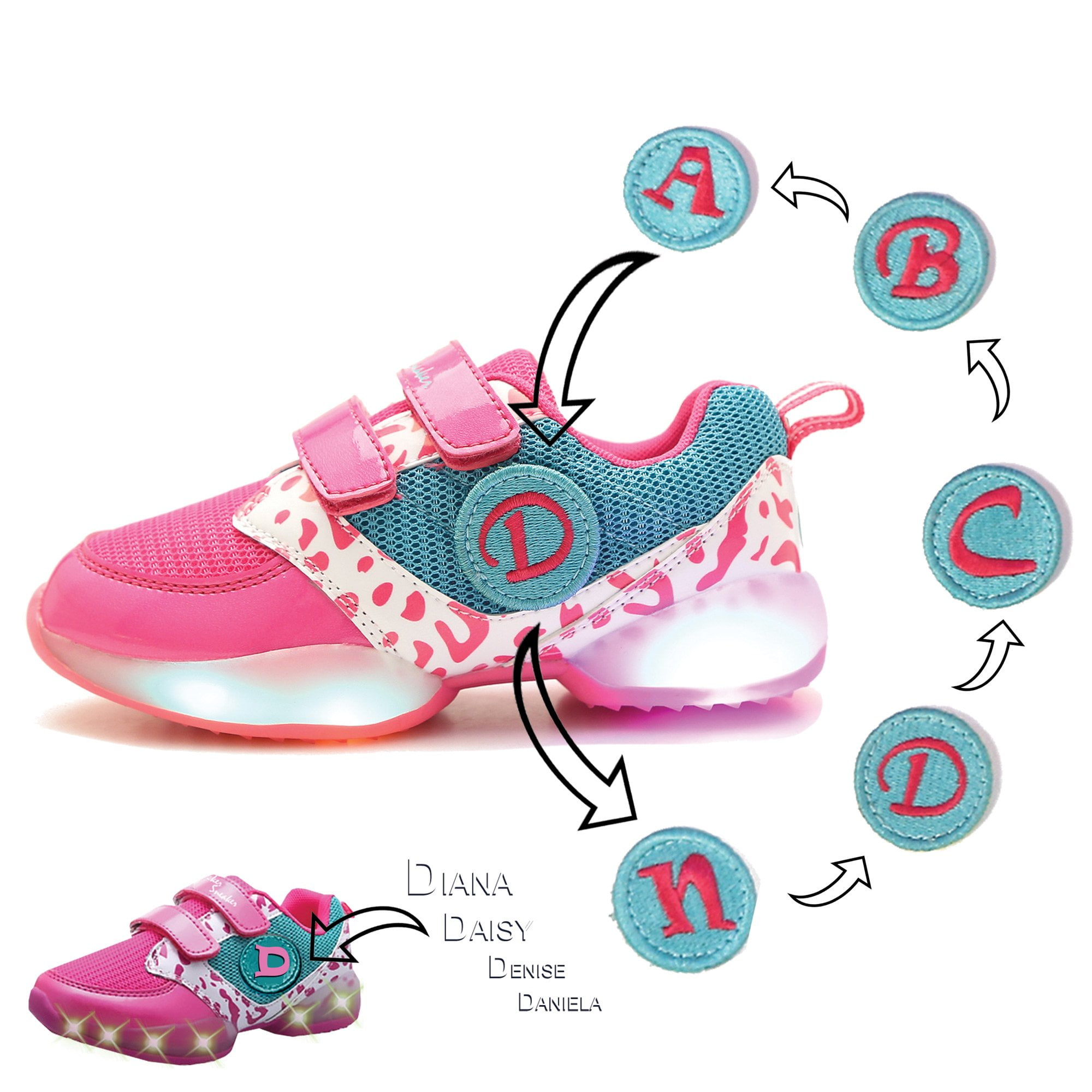 STICKER SNEAKER. The Shoes That Teach Reading. - Walmart.com