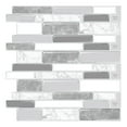 STICKGOO Grey Marble Peel and Stick Backsplash Tile for Kitchen and ...