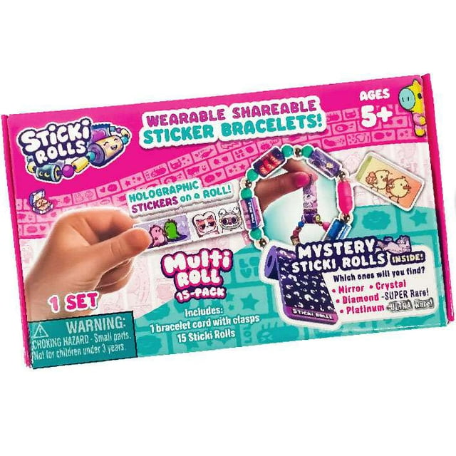 STICKI ROLLS Multi-Roll Refill Pack | Includes 15 Sticki Rolls (150 ...