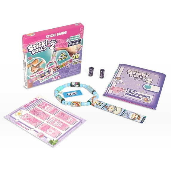 STICKI ROLLS Sticki Bands - The Original Wearable Shareable Sticker ...