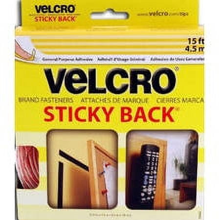 STICKY BACK TAPE WHITE 3/4" X 15', Each - Walmart.com