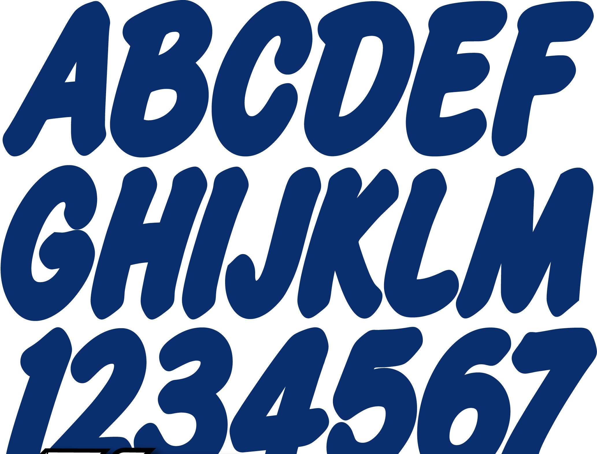 STIFFIE Whip-One Navy 3" Alpha-Numeric Registration Identification ...