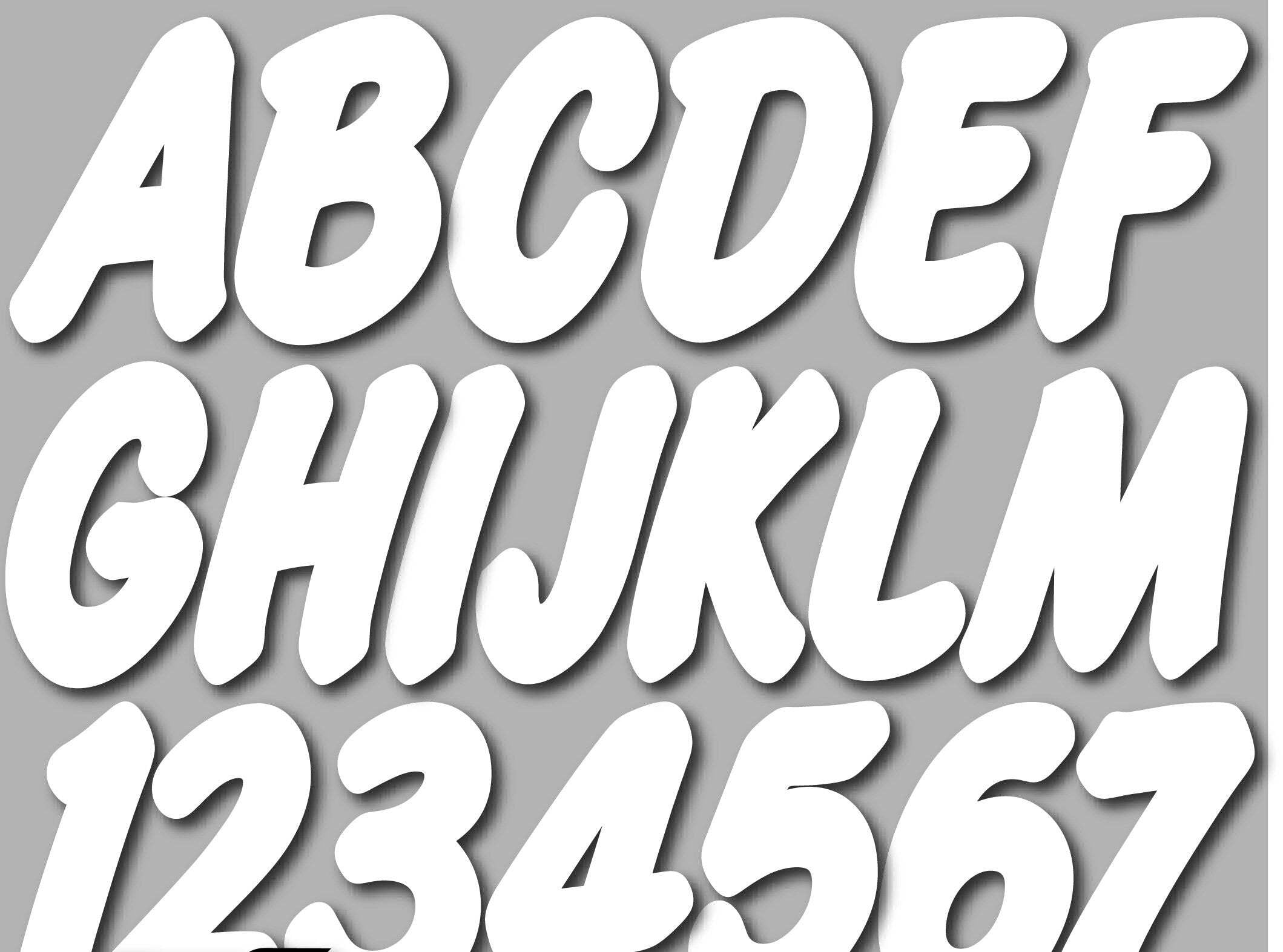 STIFFIE Whip-One White 3" Alpha-Numeric Registration Identification ...