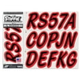 STIFFIE Whipline Solid Black/Red 3