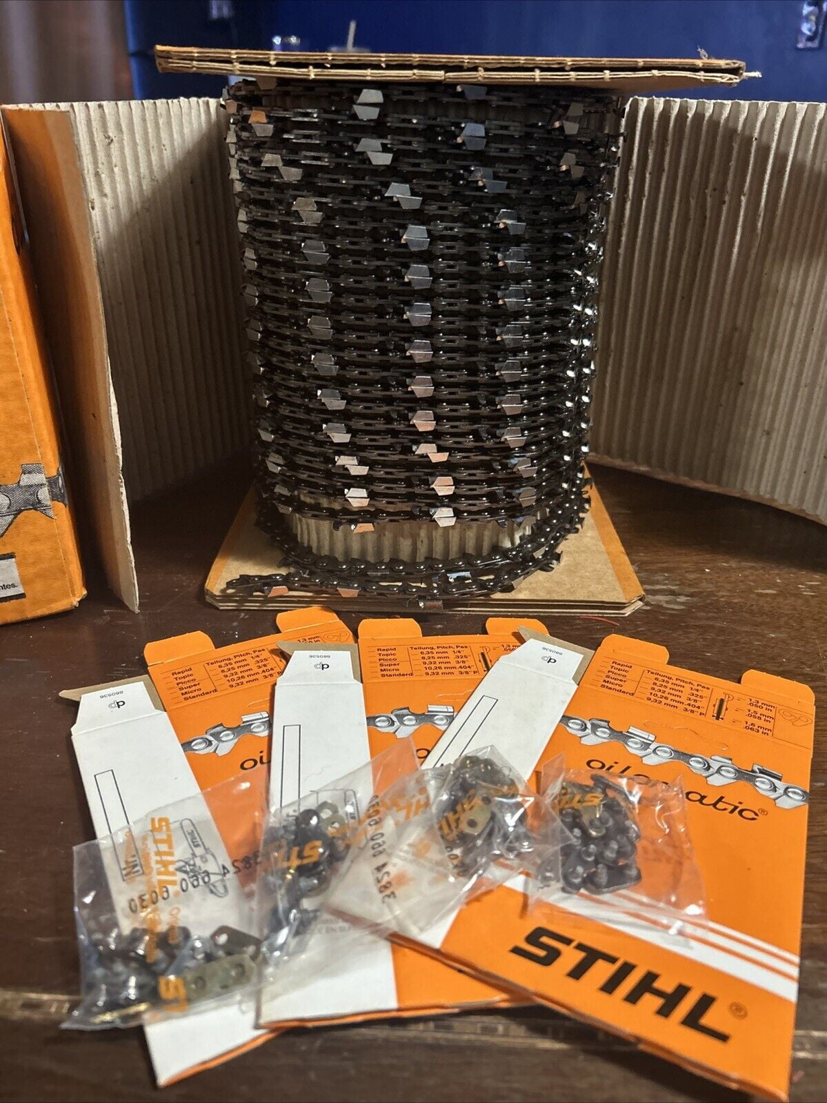 Stihl OEM 100' Roll Full Chisel "Rapid Super" Chain 3/8" .050" 33RS ...