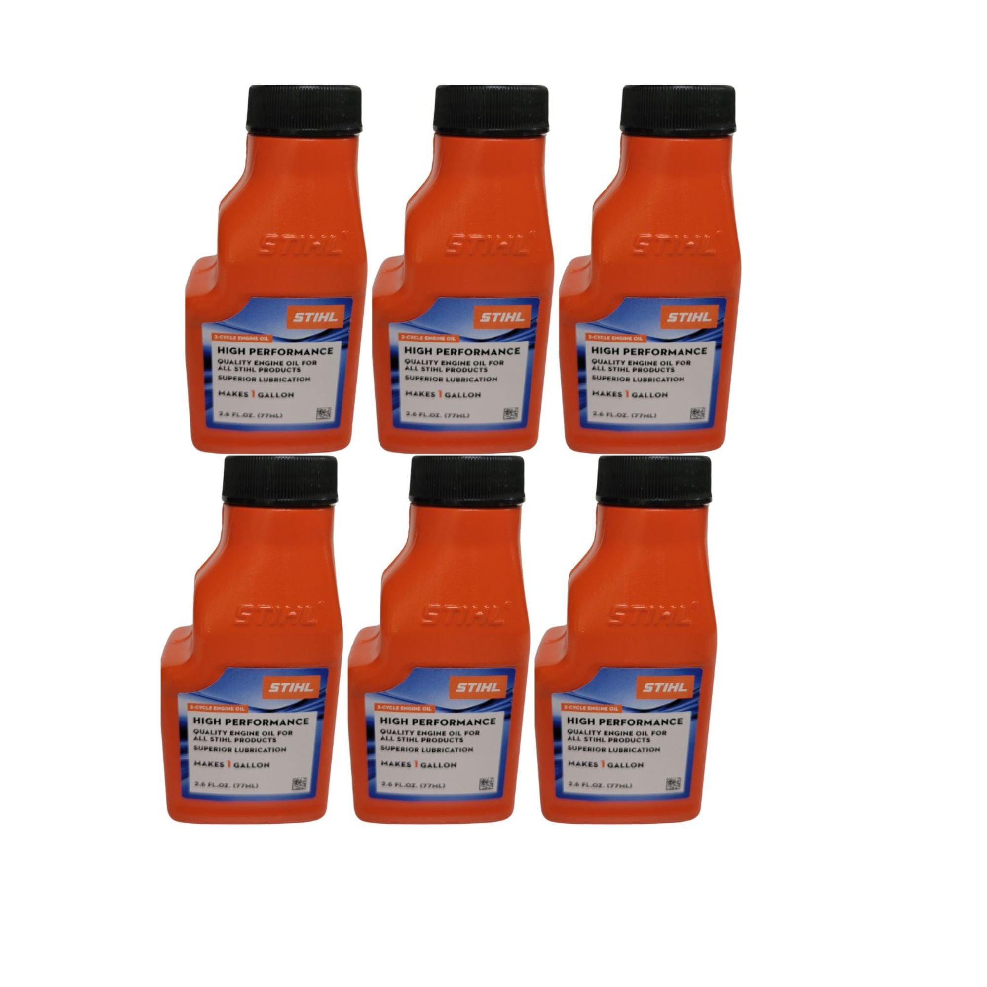 STIHL High Performance 2 Cycle Engine Oil, 2.6 Ounce, 6 Pack, Suitable ...