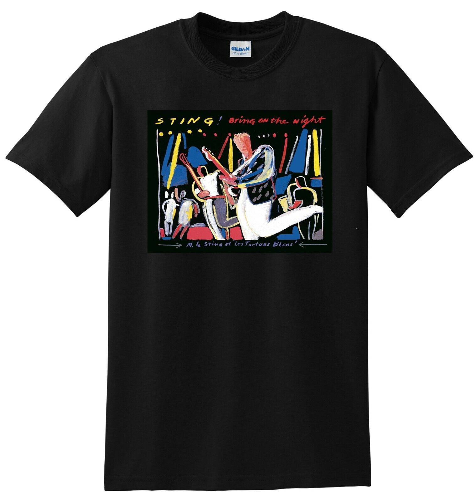 STING T SHIRT bring on the night vinyl cd cover SMALL MEDIUM LARGE or ...