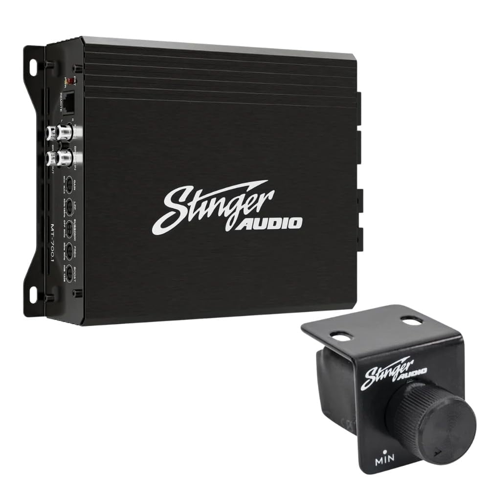 STINGER Audio MT-700.1v2 Monoblock 700 Watt RMS Car Audio Compact ...