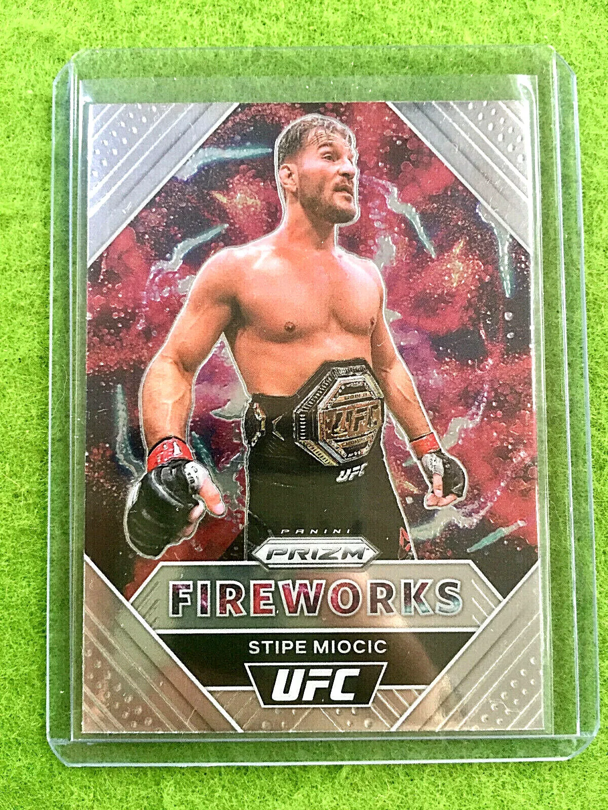 STIPE MIOCIC FIREWORKS PRIZM CARD UFC 1st Prizm 2021 Panini Prizm UFC ...