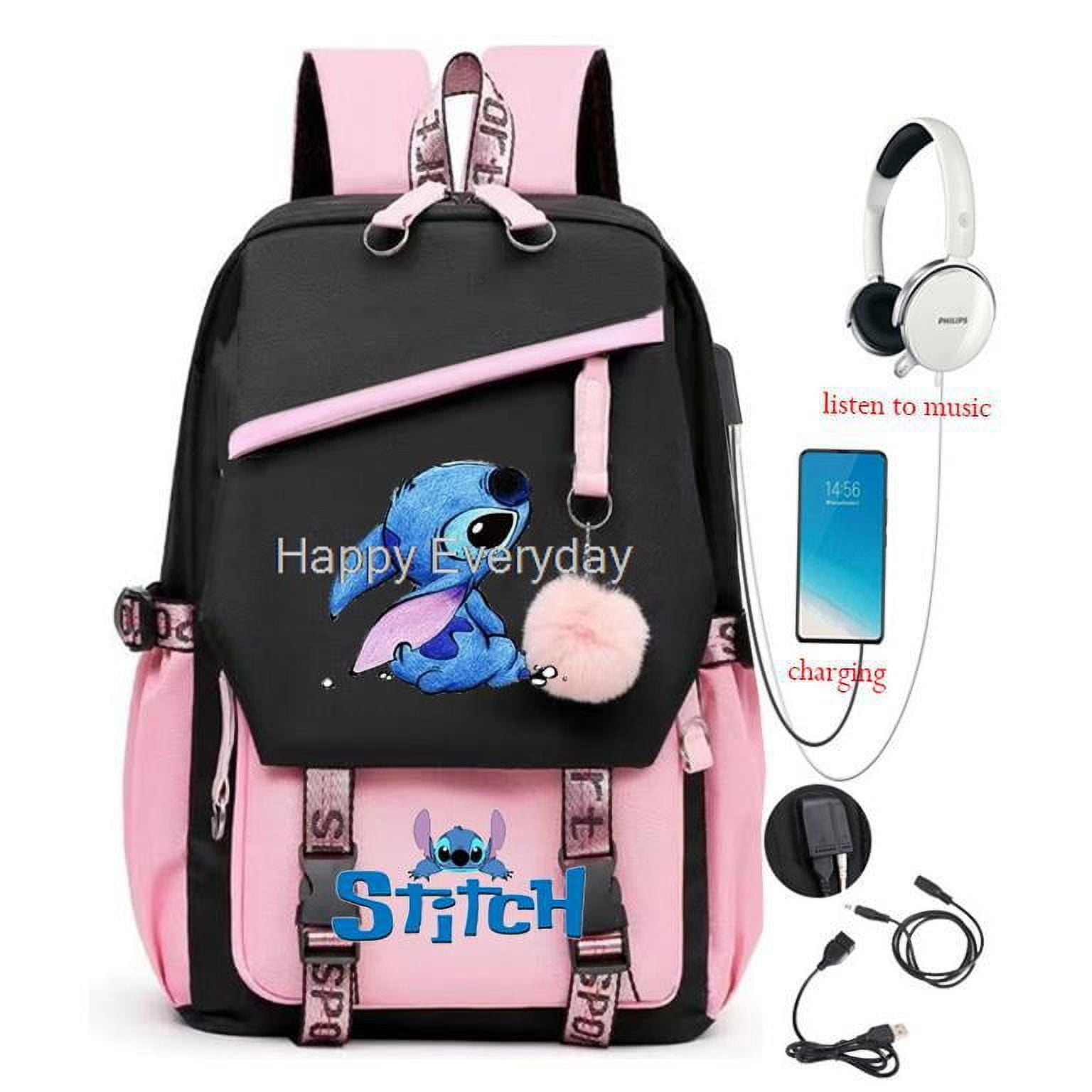 STITCH Anime Travel Backpack for Teens/Womens/Mens/ Casual Daypack ...