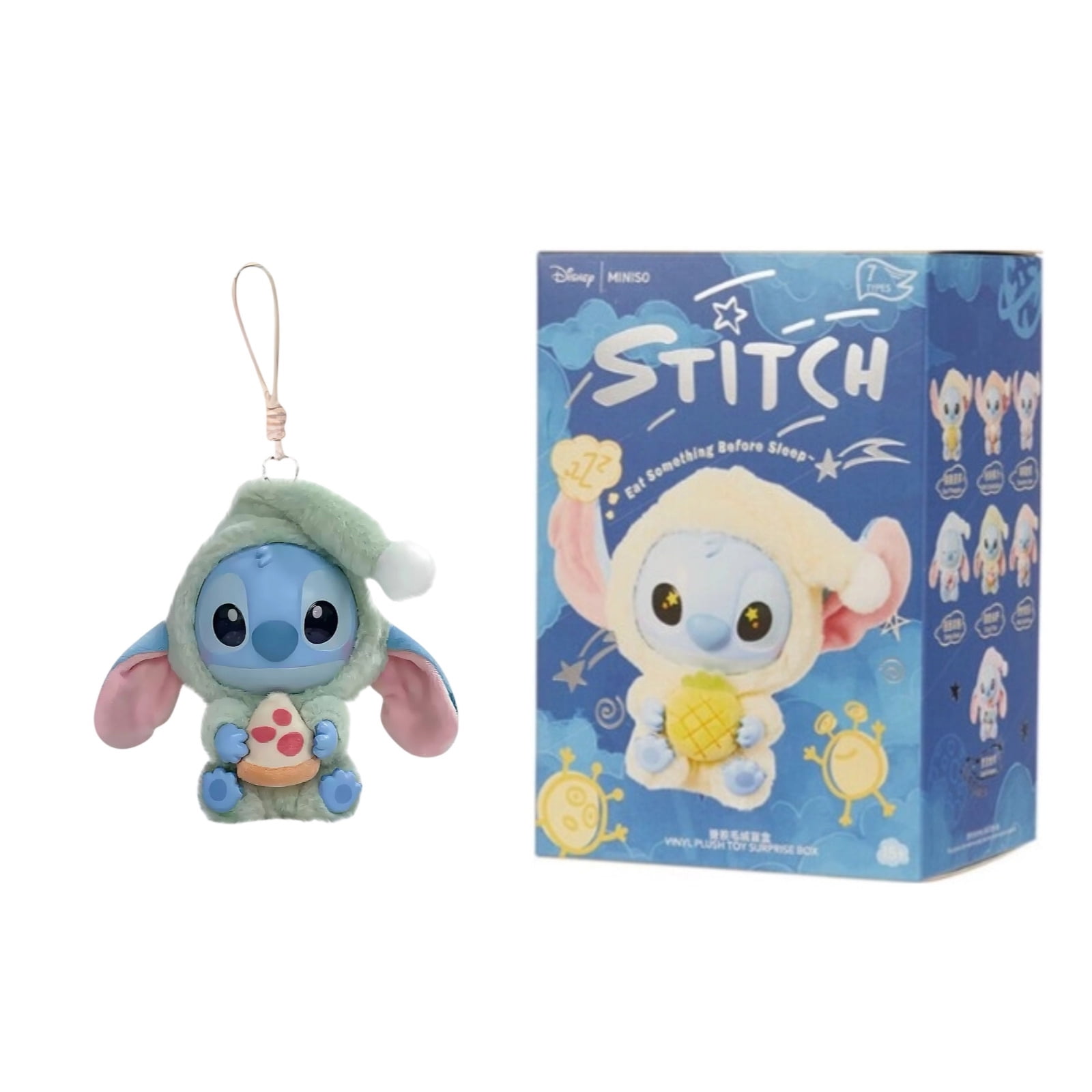 STITCH Blind Box Eat Something Before Sleep Blind Box,STITCH Plush Doll ...