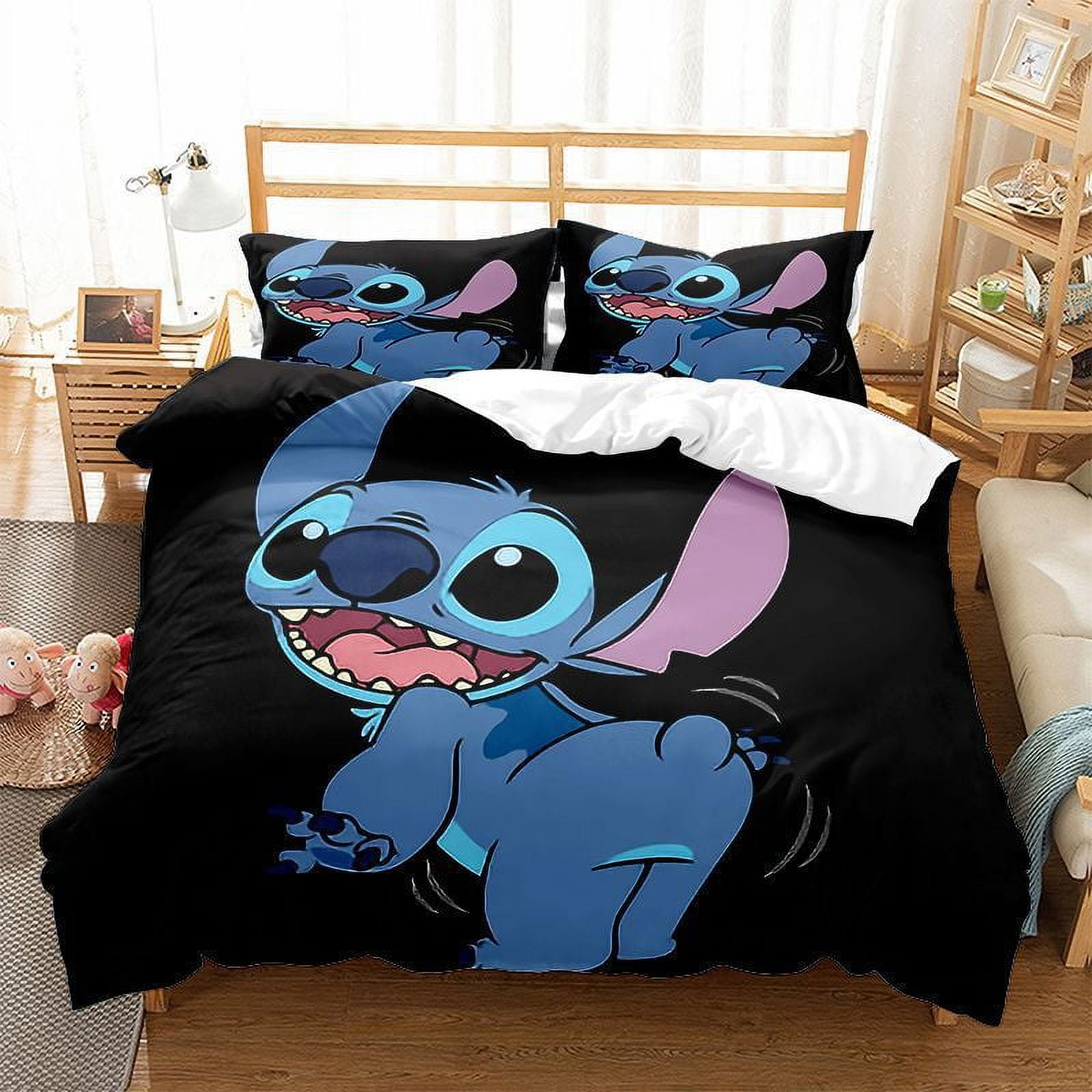 STITCH Cartoon Anime 2 Piece/3 Piece Bedding Sets Comforters Sets ...