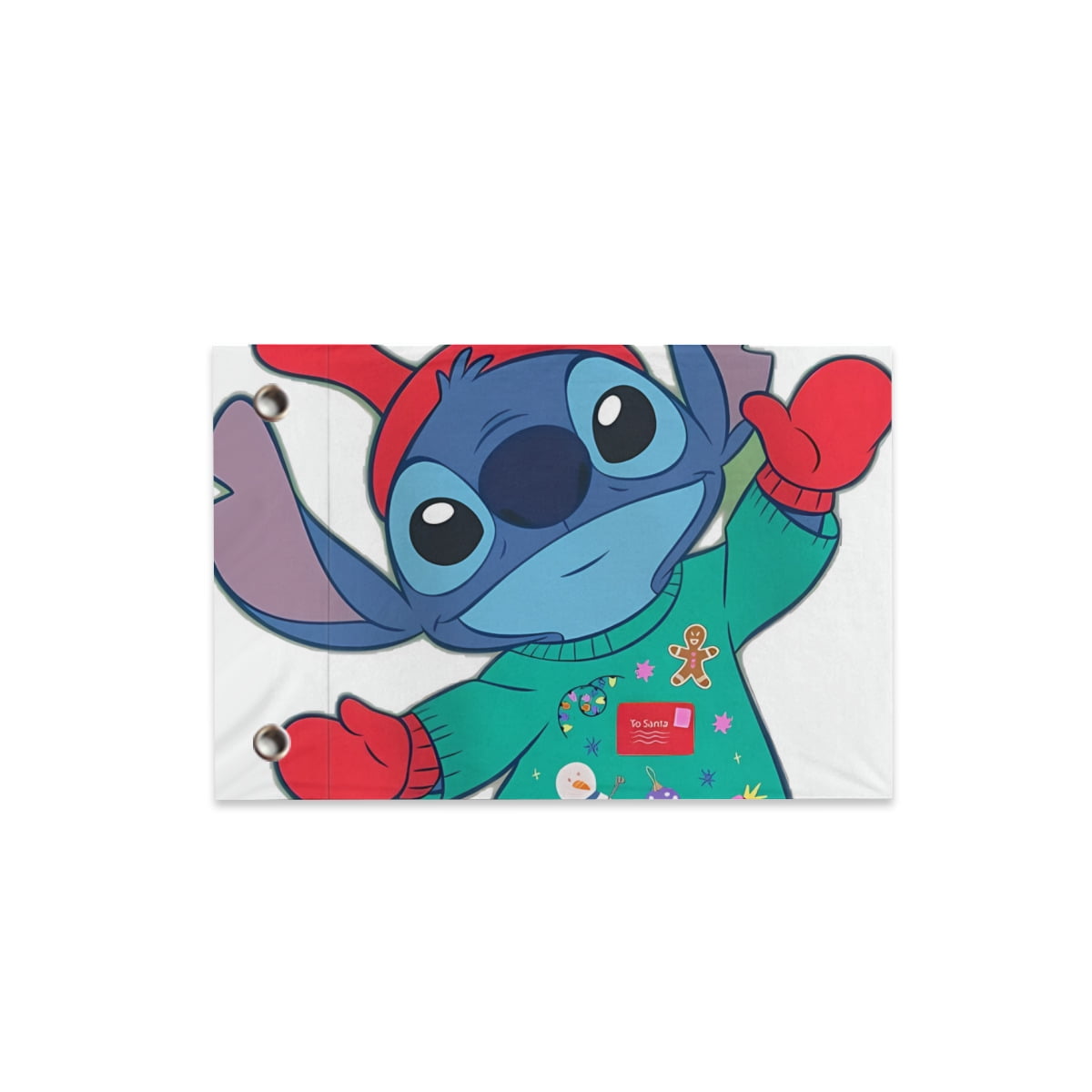 STITCH Christmas Double-sided Flag Multiple Sizes Double-sided Cartoon ...