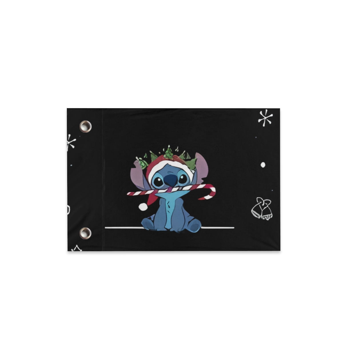 STITCH Christmas Double-sided Flag Multiple Sizes Double-sided Cartoon ...