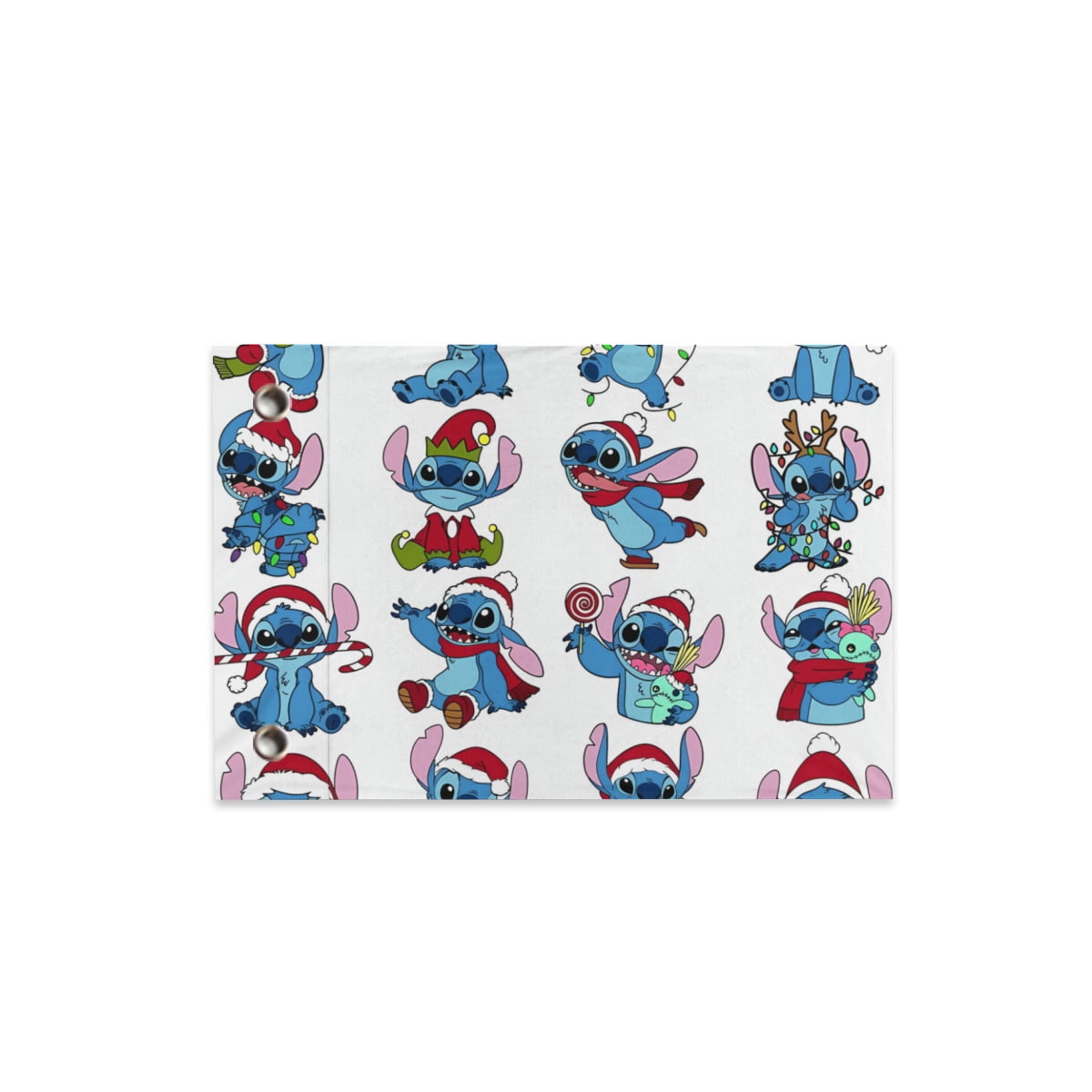 STITCH Christmas Double-sided Flag Multiple Sizes Double-sided Cartoon ...