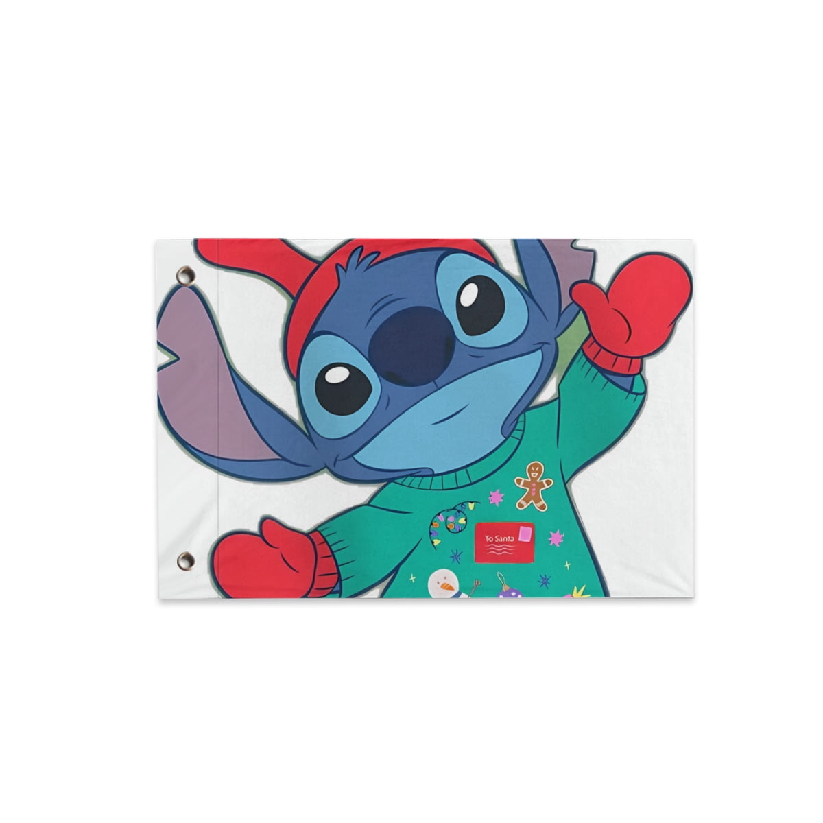 STITCH Christmas Double-sided Flag Multiple Sizes Double-sided Cartoon ...