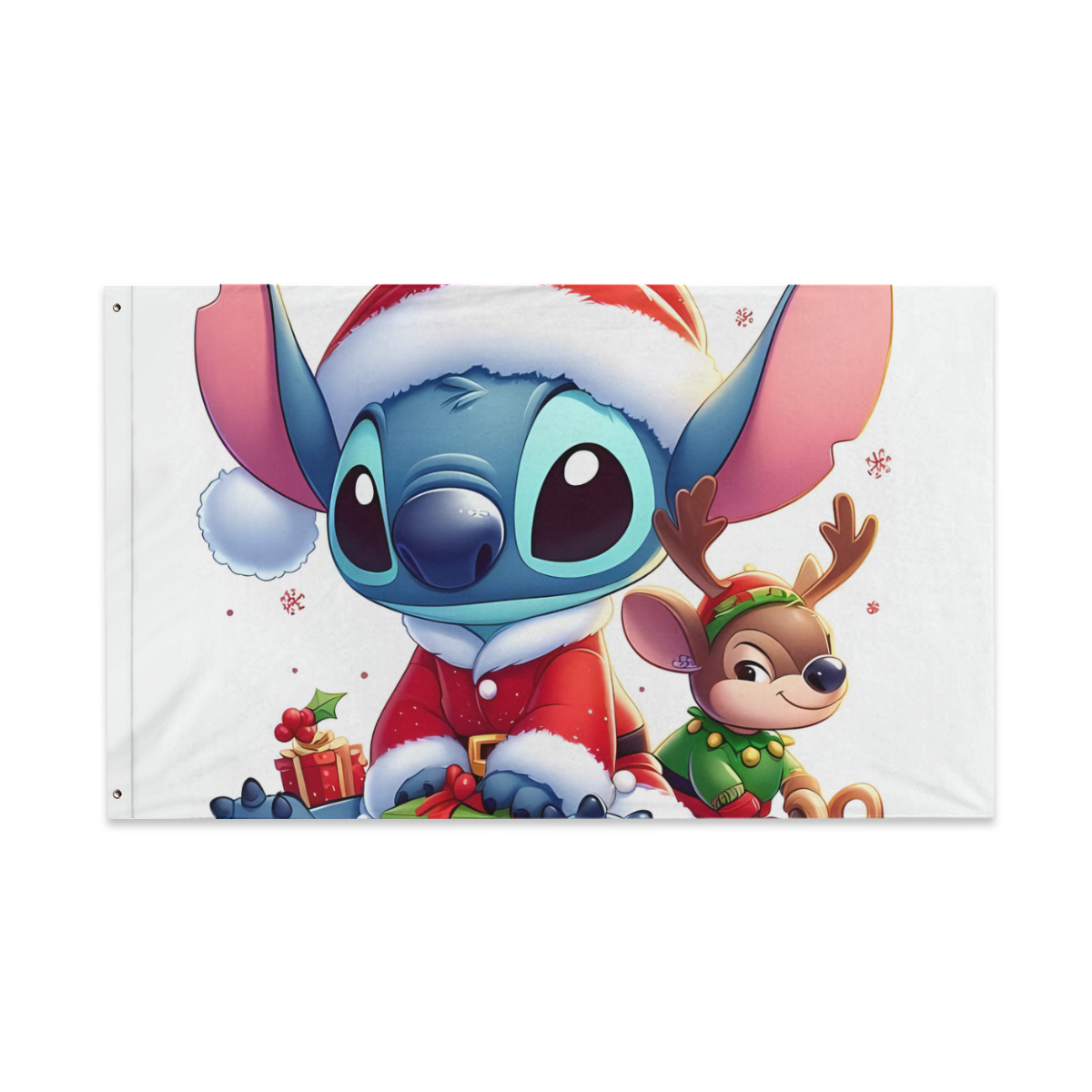 STITCH Christmas Double-sided Flag Multiple Sizes Double-sided Cartoon ...