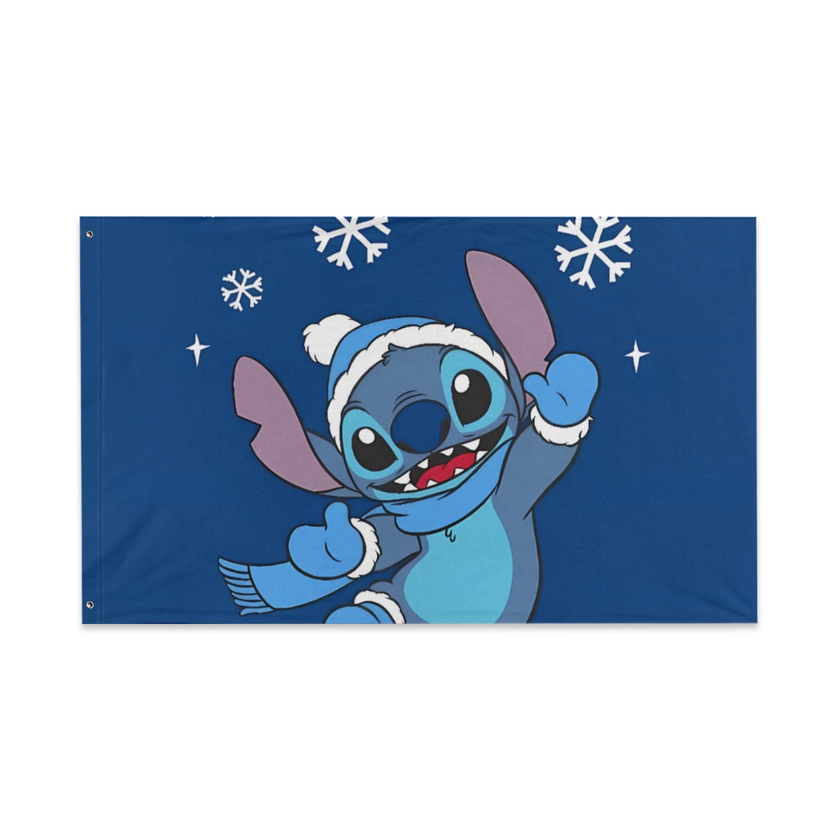 STITCH Christmas Double-sided Flag Multiple Sizes Double-sided Cartoon ...