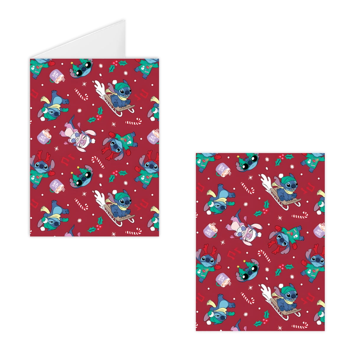 STITCH Christmas Envelope Greeting Card Decorably Special Season Cards ...