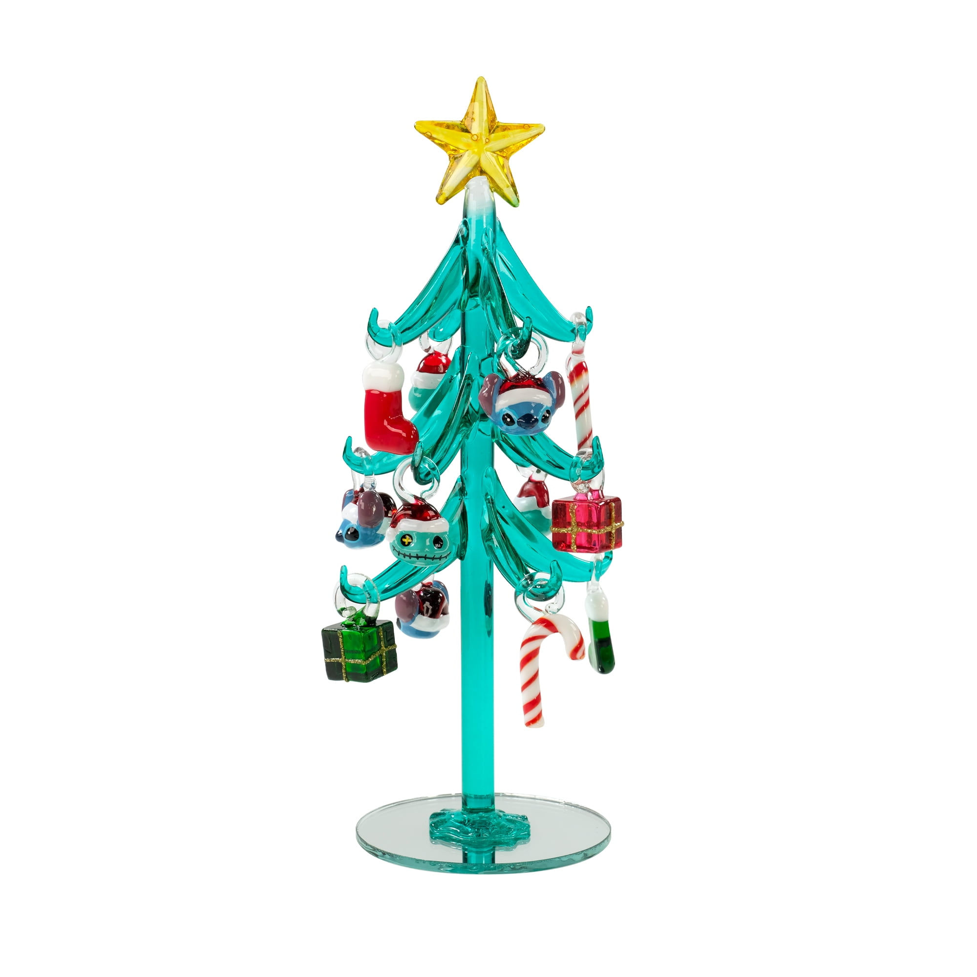 Disney, Stitch, Glass Table Top Tree, Green, 13 pieces, by Ruz ...